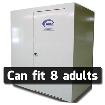 Above Ground Safe Room 4 x 8 | National Storm Shelters